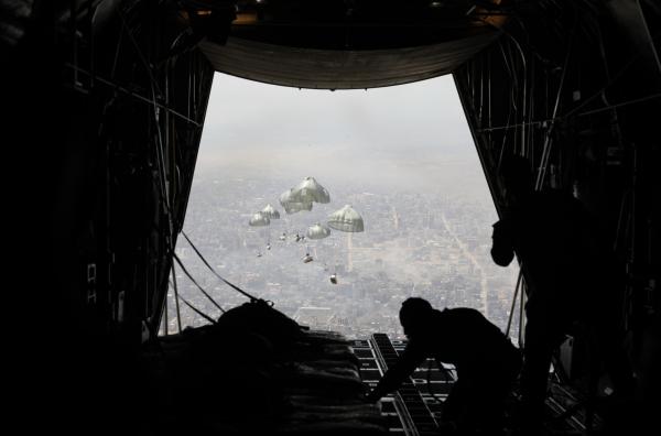 Army Carries Out 10 Humanitarian Airdrops On Gaza Jordan News Ammon