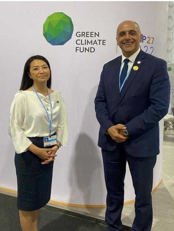 Environment Minister meets CFO, COO at GCF | Business | Ammon News