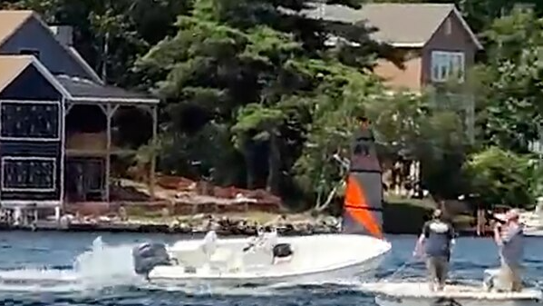 Teen jump from moving watercraft to stop runaway driverless boat in New ...