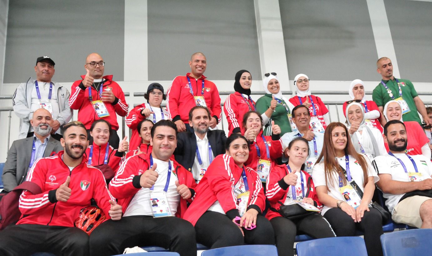 Deputizing for King .. Prince Mired attends opening of Special Olympics ...