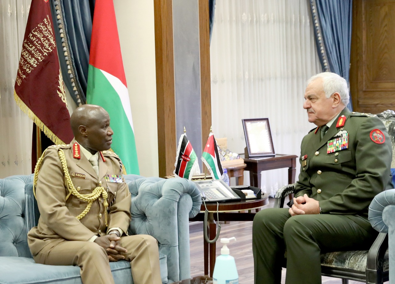Army chief receives Kenyan counterpart | Jordan News | Ammon News