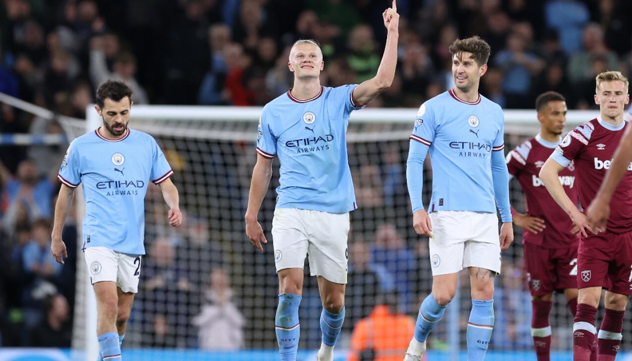 Haaland breaks Premier League record as Man City reclaim top spot | Sport | Ammon News