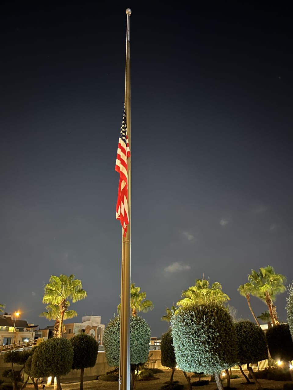 US Embassy lowers its flag to half-staff to honor Gaza victims | Jordan ...