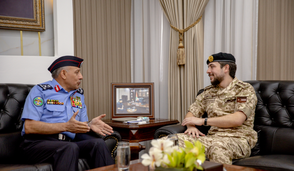 Crown Prince visits PSD, commends its personnel | Jordan News | Ammon News