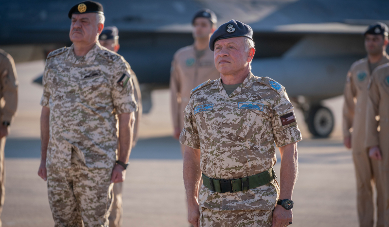 King inaugurates Air Combat Training Squadron | Jordan News | Ammon News