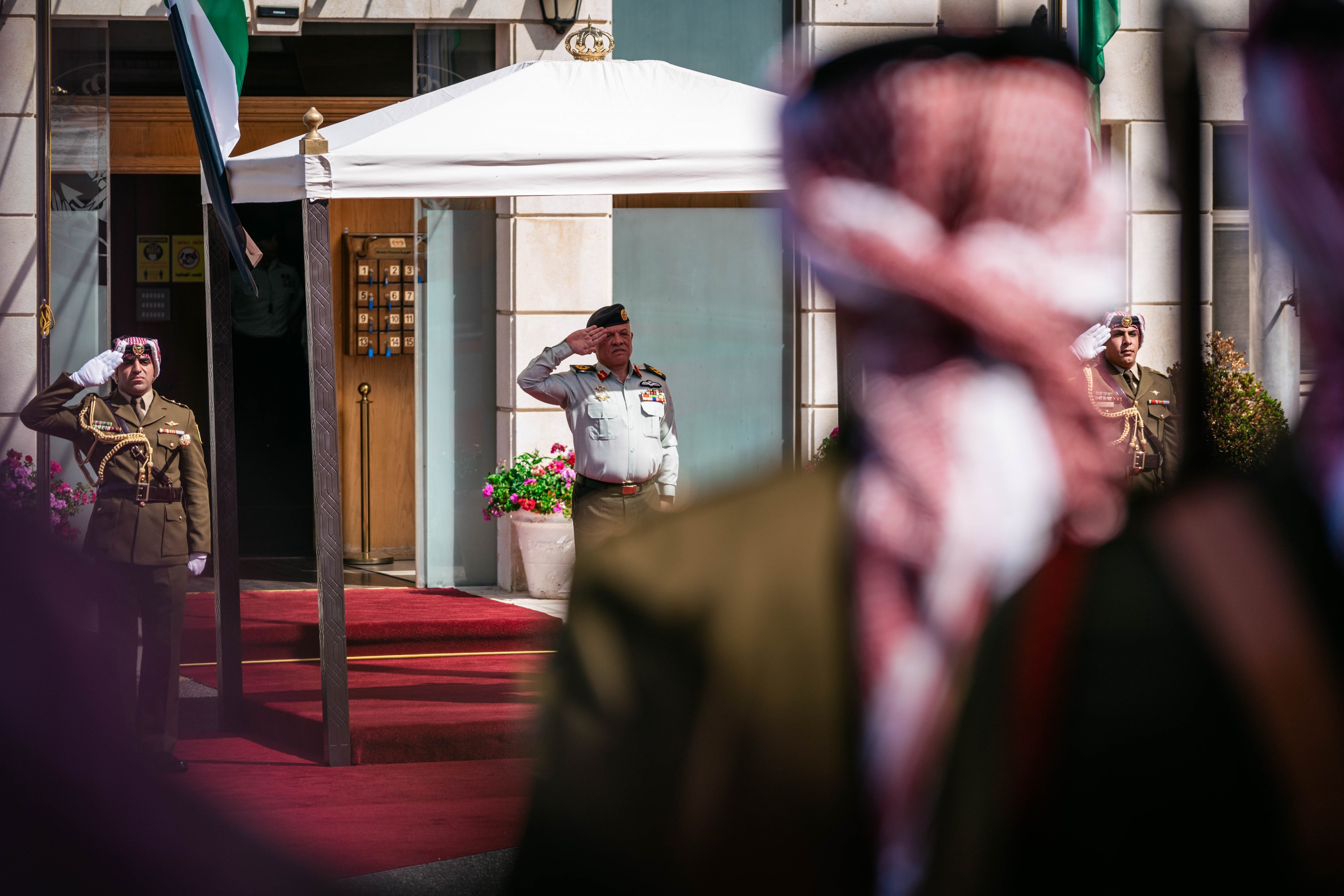 King visits JAF General Command on anniversary of army leadership ...