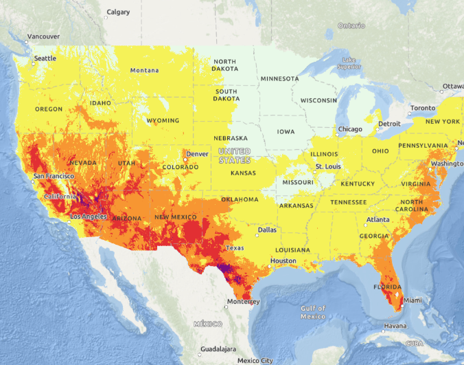 Heat dome over American states amid warnings to millions of residents ...