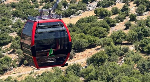 Ajloun cable car attracts 190K visitors since it first ran | Jordan ...