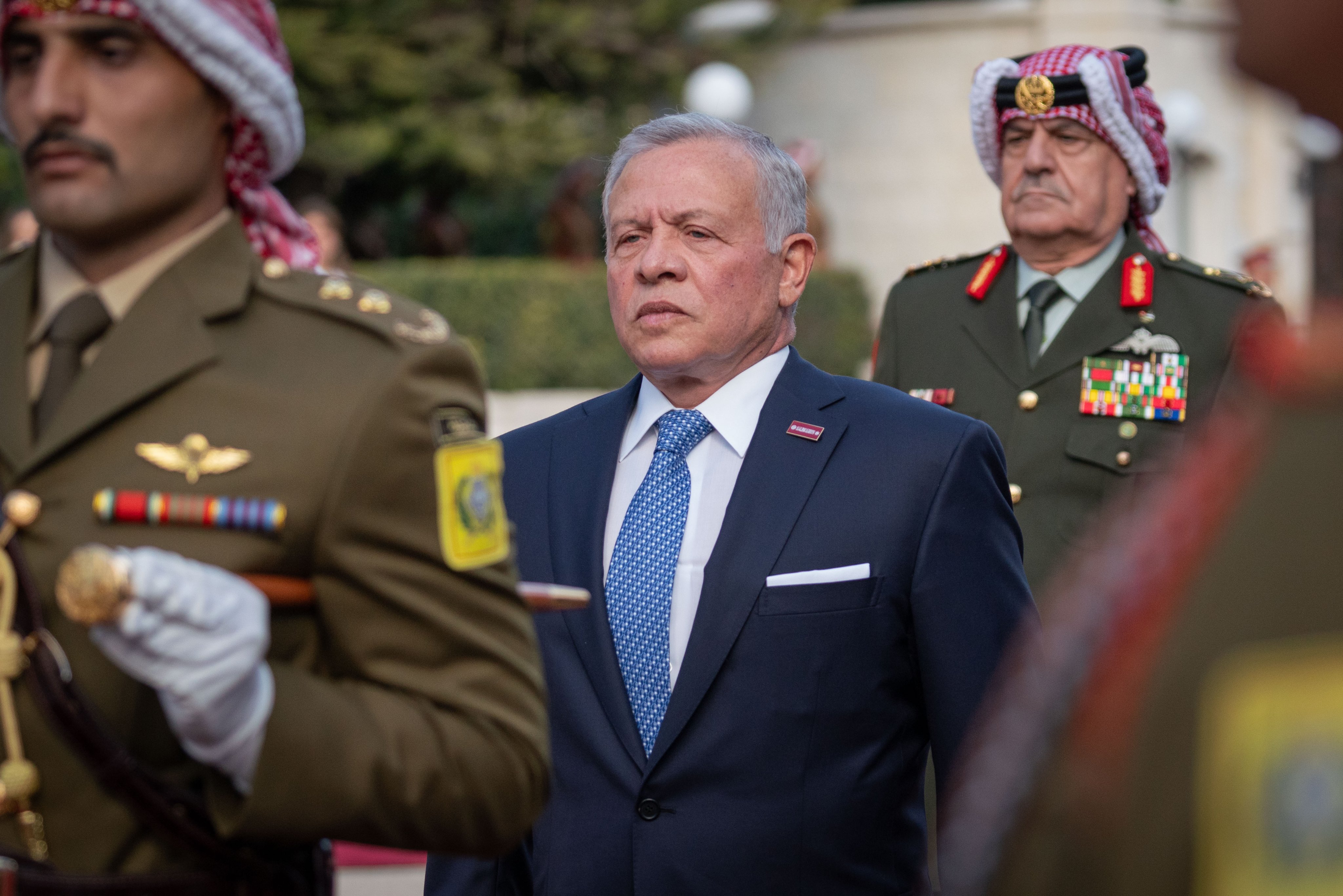 King attends Silver Jubilee flag raising ceremony | Jordan News | Ammon ...