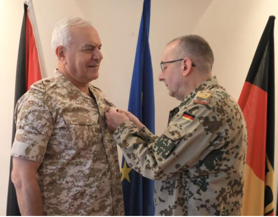 German Chief of Defense Staff honors Huneiti | Jordan News | Ammon News