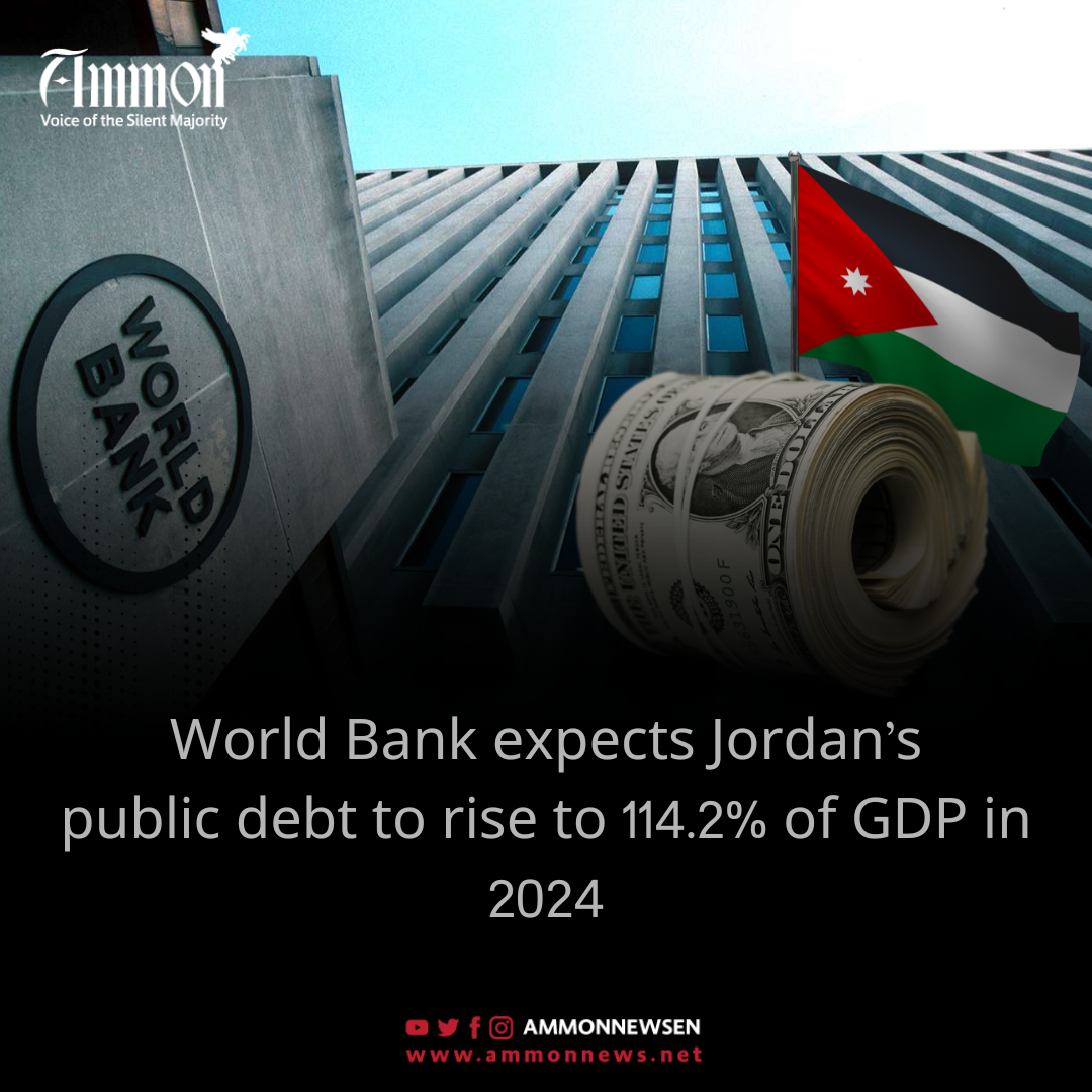 World Bank expects Jordan’s public debt to rise to 114.2% of GDP in ...