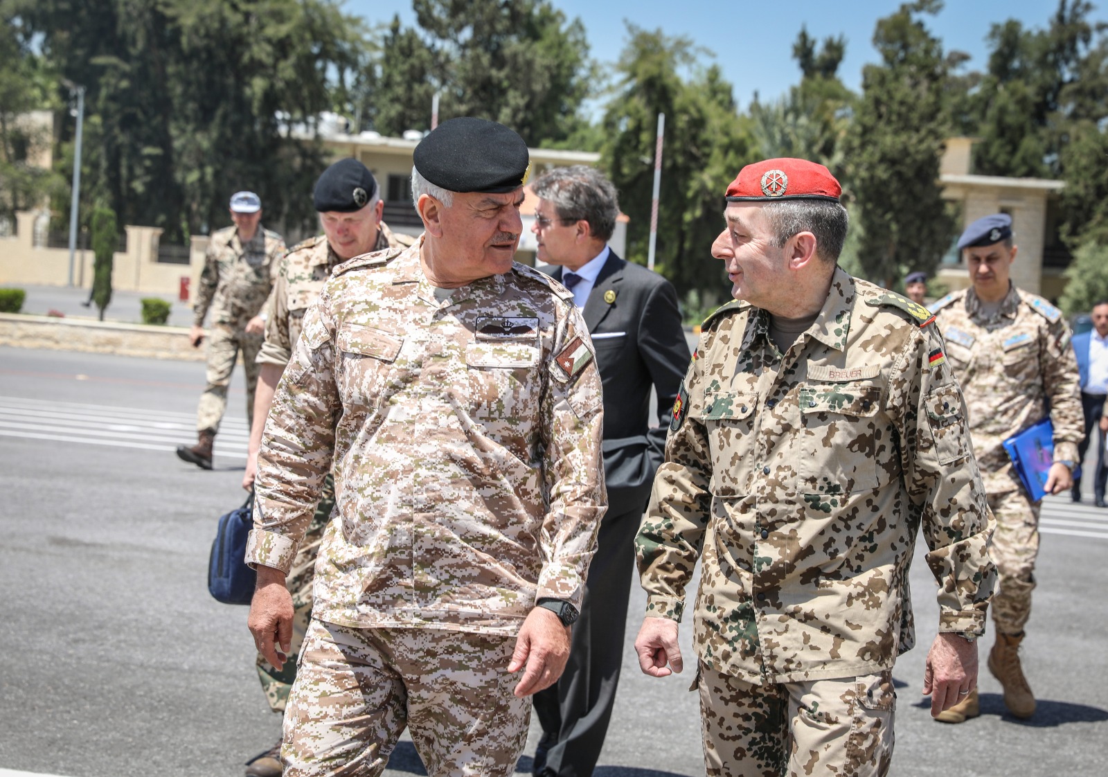 Army chief receives German counterpart | Jordan News | Ammon News