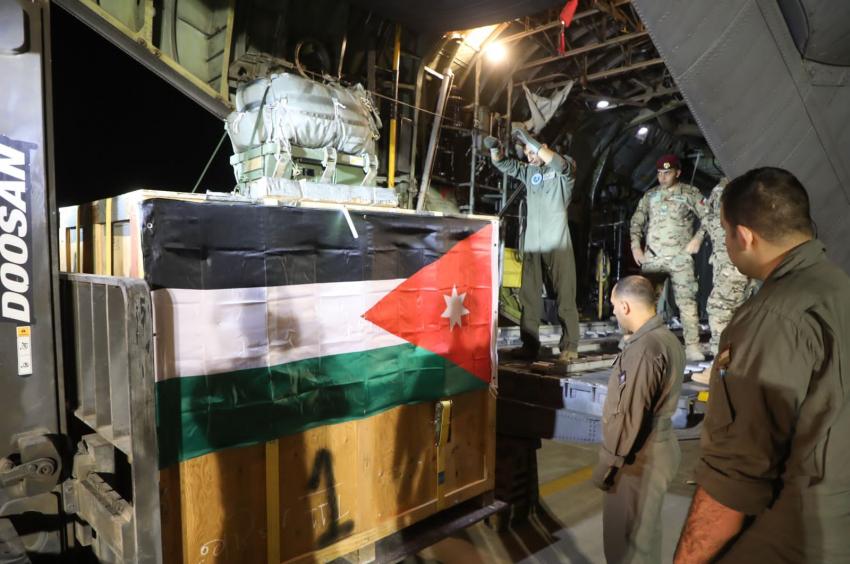 Urgent medical aid air-dropped to Jordanian field hospital in Gaza ...