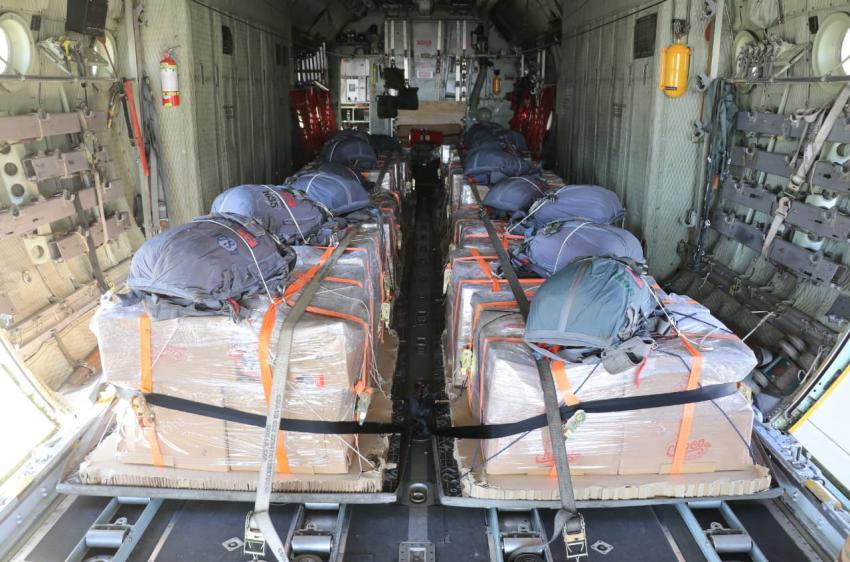 Army carries out two airdrops of aid on southern Gaza | Jordan News ...