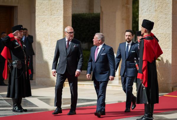 King, Crown Prince receive President of Estonia | Jordan News | Ammon News