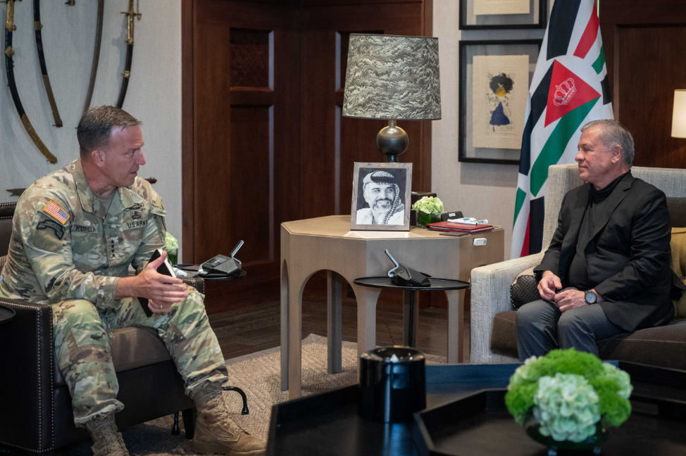 King meets US CENTCOM commander | Jordan News | Ammon News