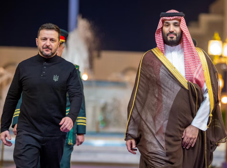 Saudi Crown Prince Mohammed Bin Salman receives Zelenskyy in Jeddah ...