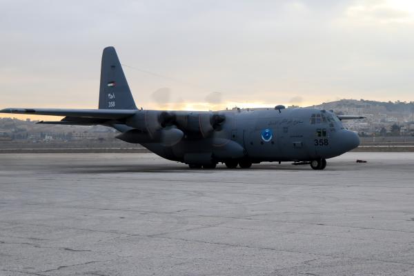 Jordan sends logistical support plane to Jordanian Military Hospital ...
