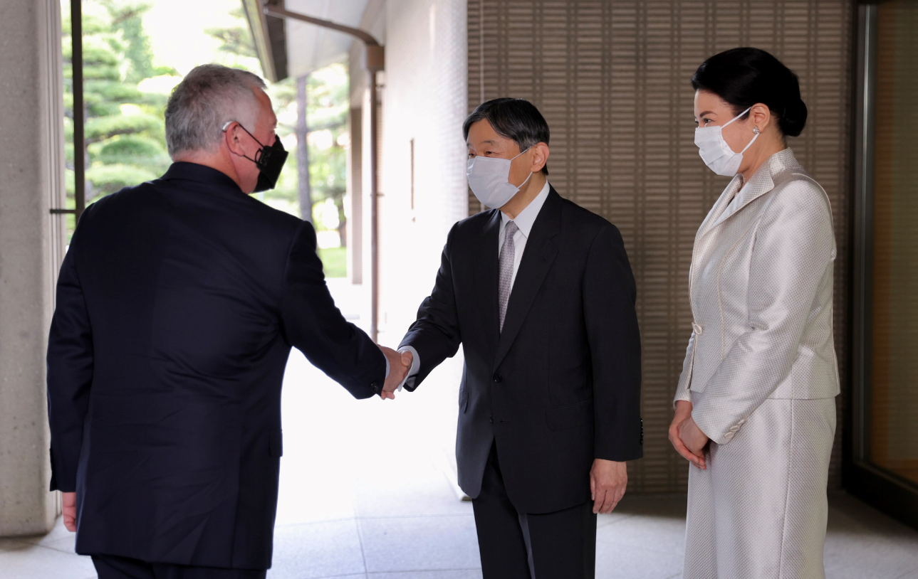 King meets Japan emperor | Jordan News | Ammon News