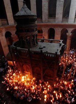 Orthodox celebrate holy fire ritual in Jerusalem | World | Ammon News